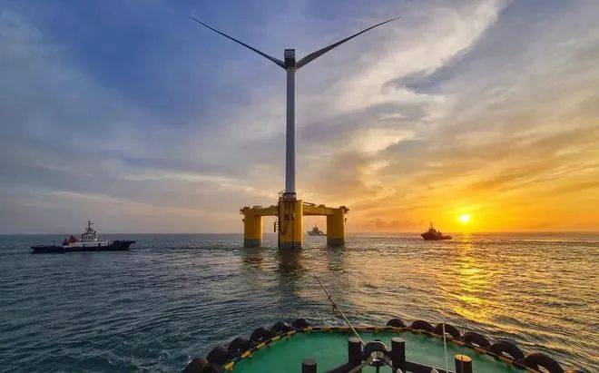 China’s first far-reaching offshore floating wind power platform sets ...