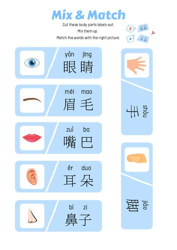 eyes and mouth – Chinese Tutor Li